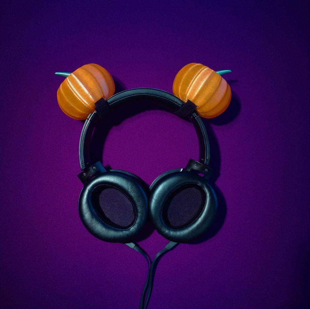 Pumpkin for Headsets ~ Jack O' Lantern ~ Halloween Gift ~ Cosplay ...