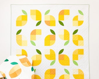 Lemon Pepper Quilt A Quilting Pattern From Madison Cottage - Etsy