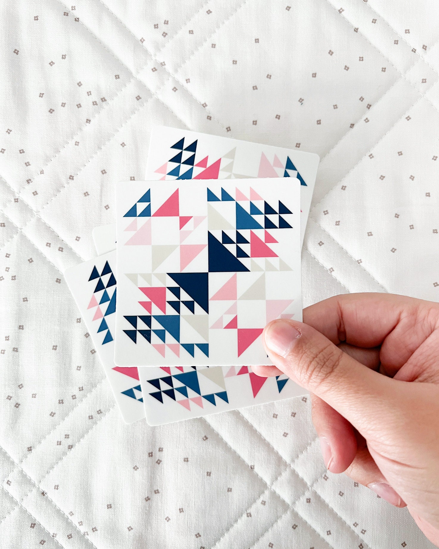 Whirlwind Quilt Vinyl Sticker - Etsy