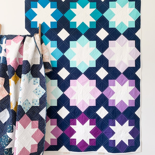 Mosaic Quilt Pattern - Etsy
