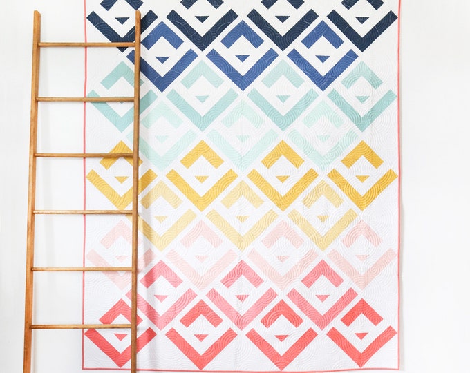 Cabin Valley Quilt Pattern by Cotton and Joy - Etsy