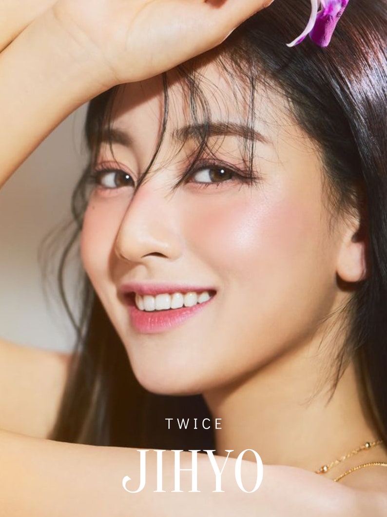 Twice Jihyo Poster, Minimalistic, Instant Download, Ready to Print ...