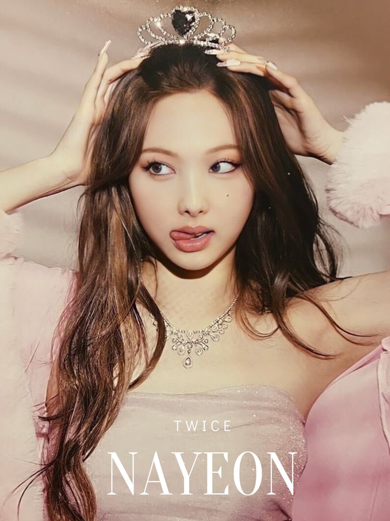 Twice Nayeon Poster, Minimalistic, Instant Download, Ready to Print, Customizable, Wall Art - Etsy