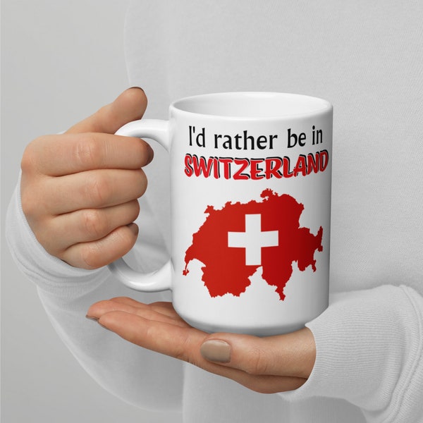 Switzerland Map Mug - Etsy