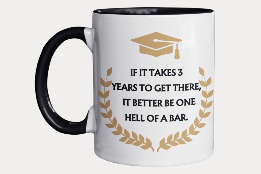 Funny Law Student Mug, Bar Exam Gift, Motivational Coffee Mug - Etsy