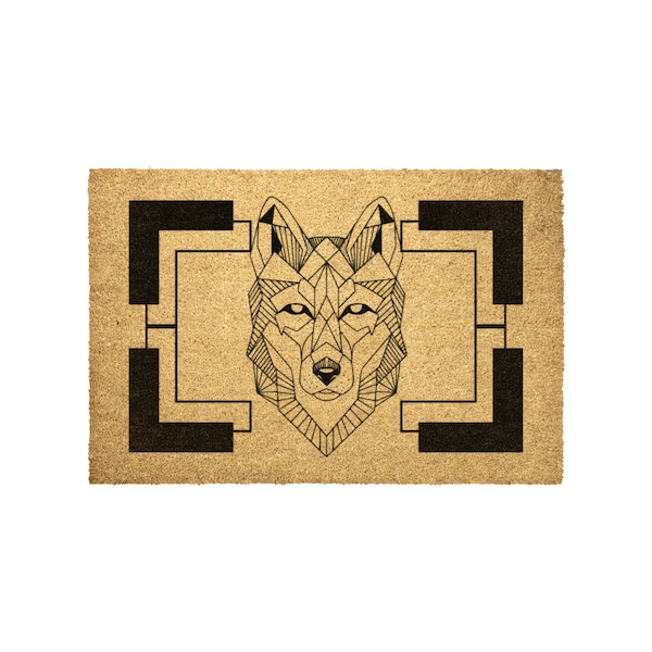 Dog Outline Door Mat - Etsy