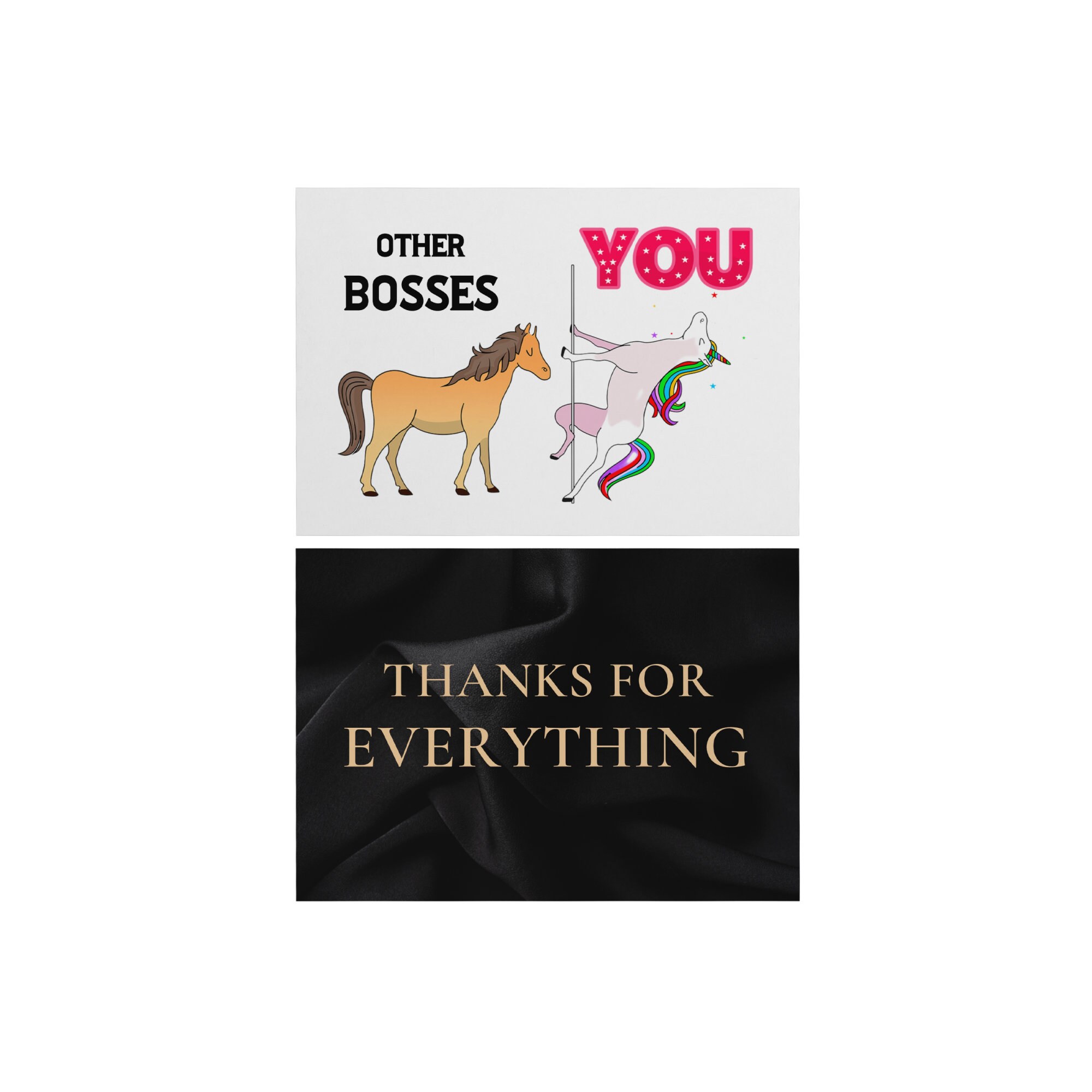Funny Thank You for Everything Card for Boss Perfect for - Etsy