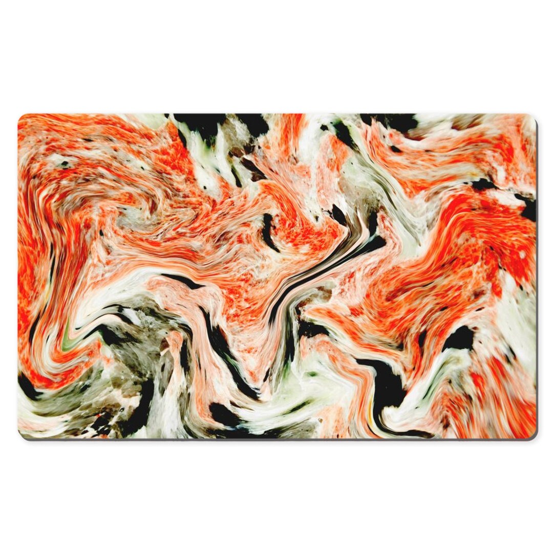 Marble Desk Mat, Marble Texture White Pattern Desk Pad, Large Mouse Pad ...