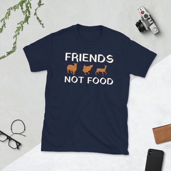 Friends Not Food Shirt Vegan Shirt Plant Based Shirt Vegan - Etsy
