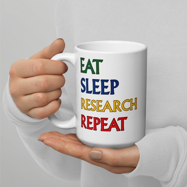 Research Mug - Etsy
