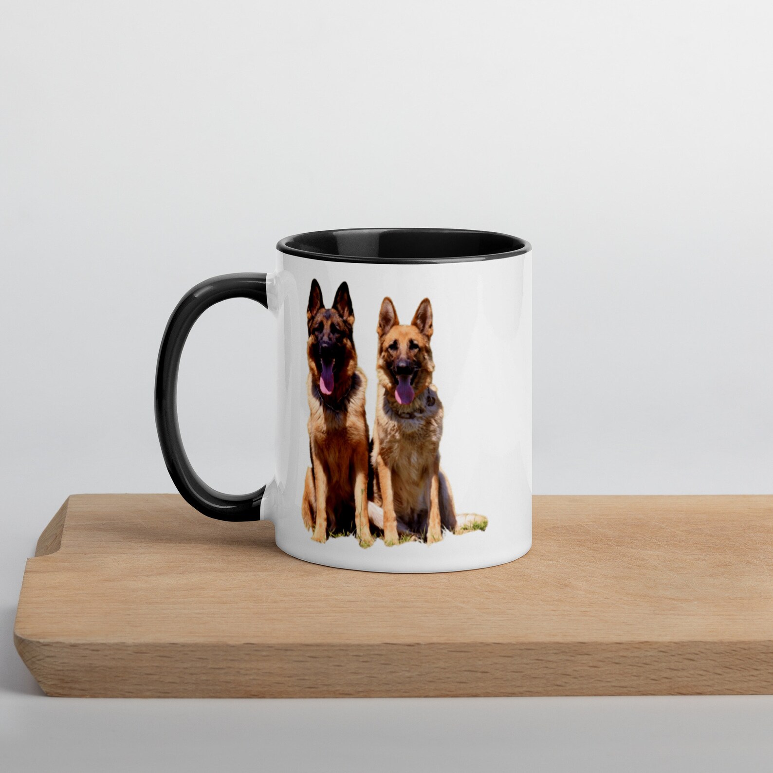German Shepherd Portrait Ceramic Coffee Chocolate Mug - Etsy