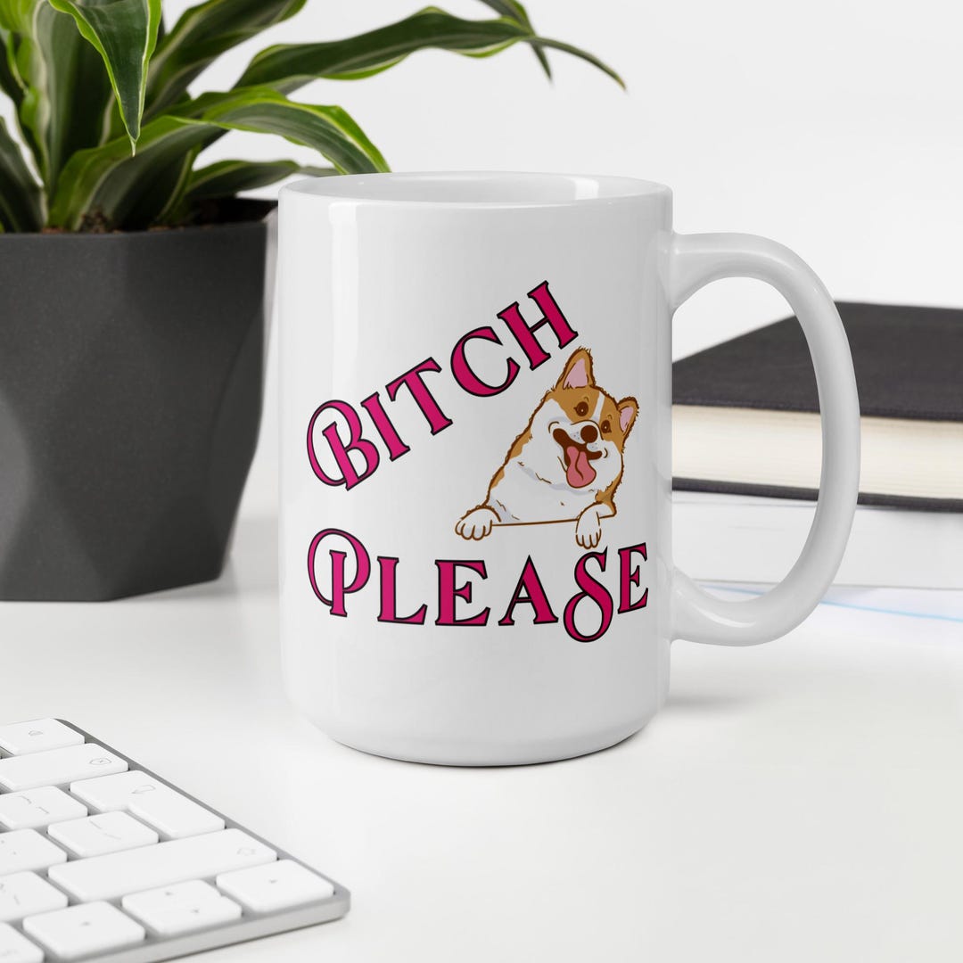 Profanity Mug for Work Area, Bitch Please Coffee Tea Chocolate Cup - Etsy