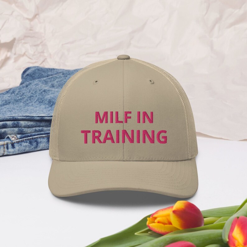 Milf in Training Trucker Hat Future Milf Hat Hot Mom Hat - Etsy