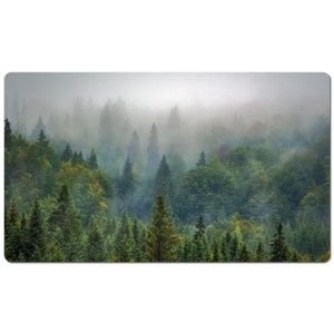 Forest Desk Mat, Desk Accessory, Trees, Nature Photography, Trendy ...