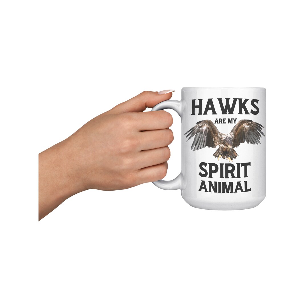 Hawk 15oz Mug, Hawk Coffee Mug Present - Etsy