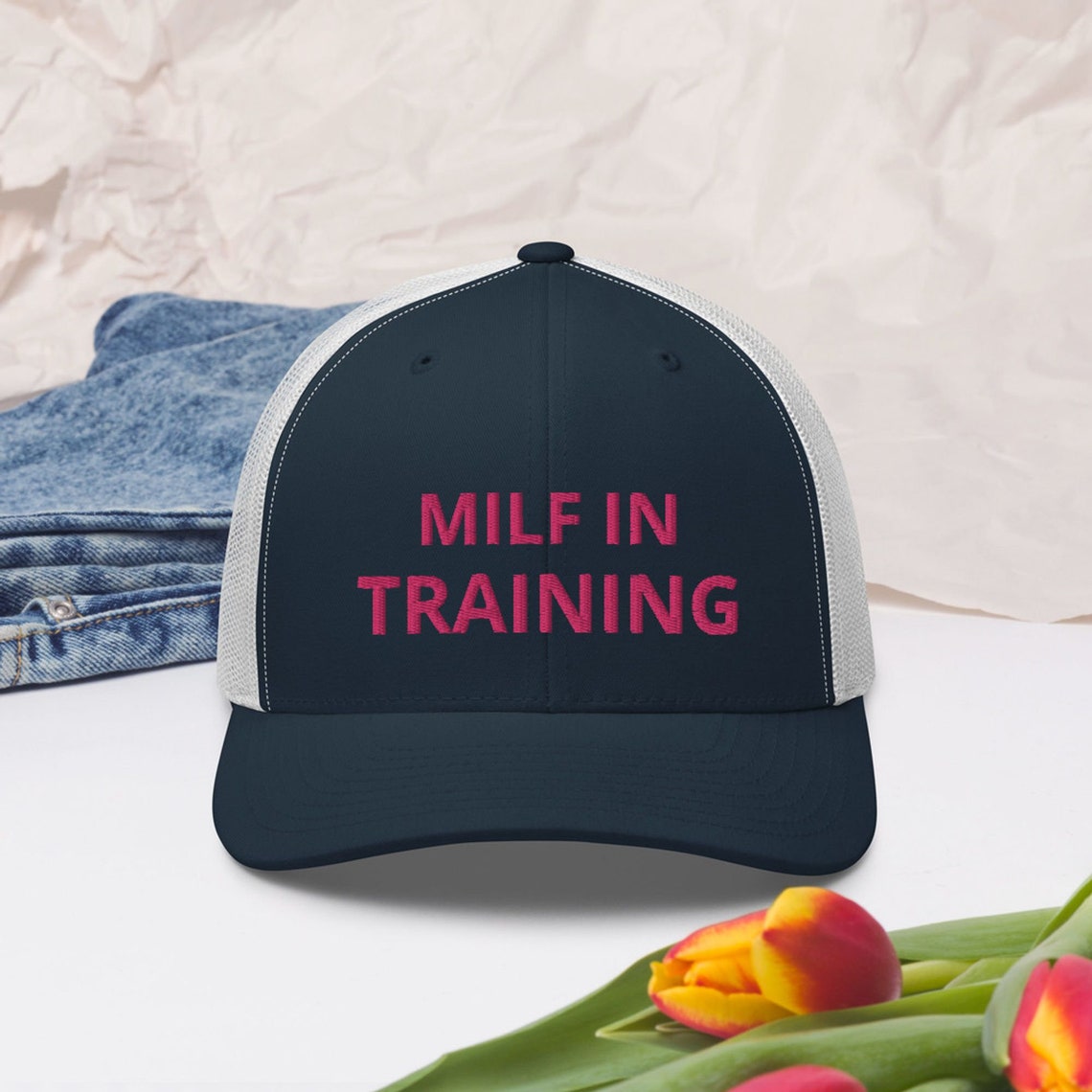 Milf in Training Trucker Hat Future Milf Hat Hot Mom Hat - Etsy