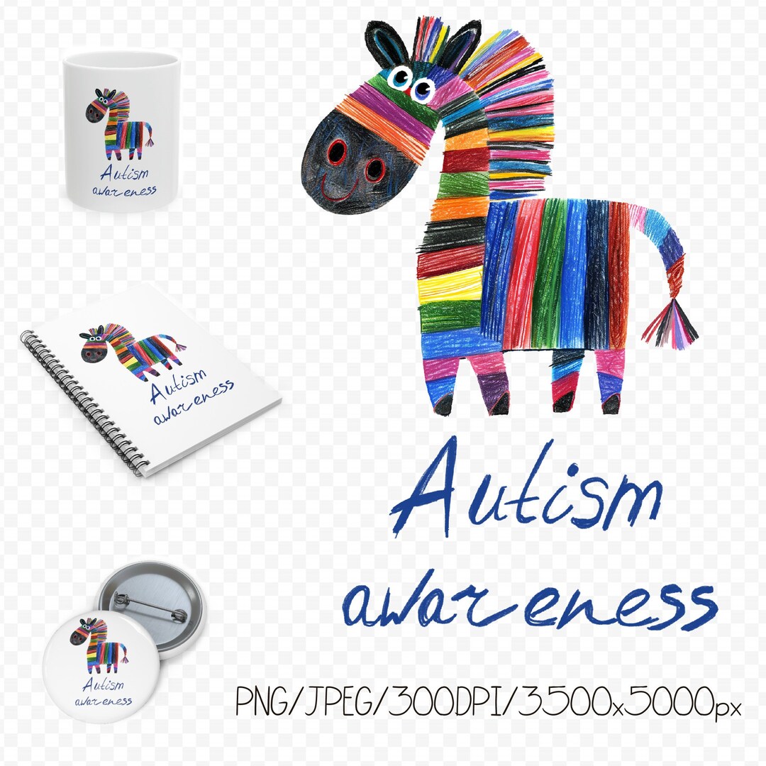 PNG File for Autism Awareness, Sticker for Pcheati, Png Autism ...