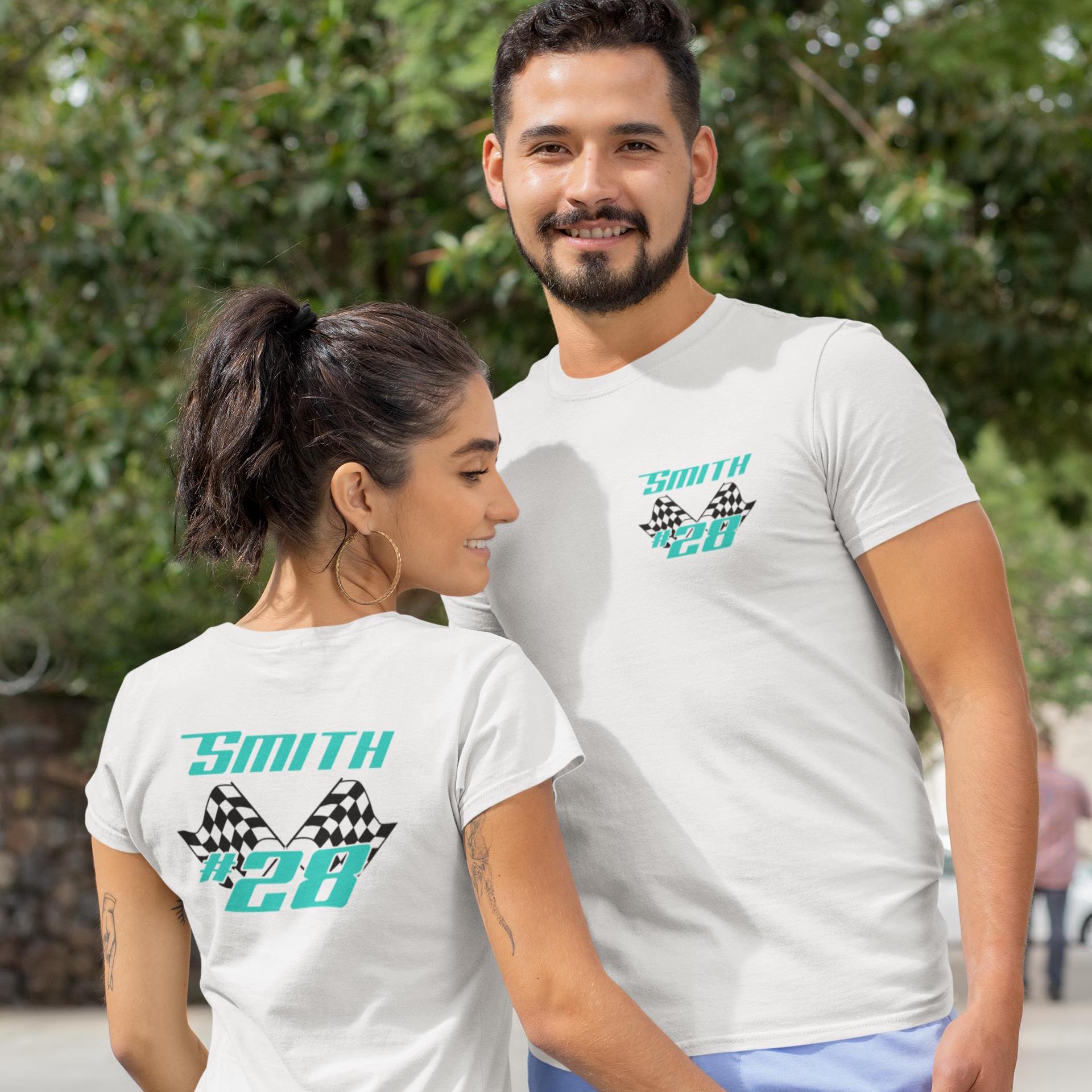 Personalized Racing Car Number Shirt, Car Racing Shirt, Team Racing ...