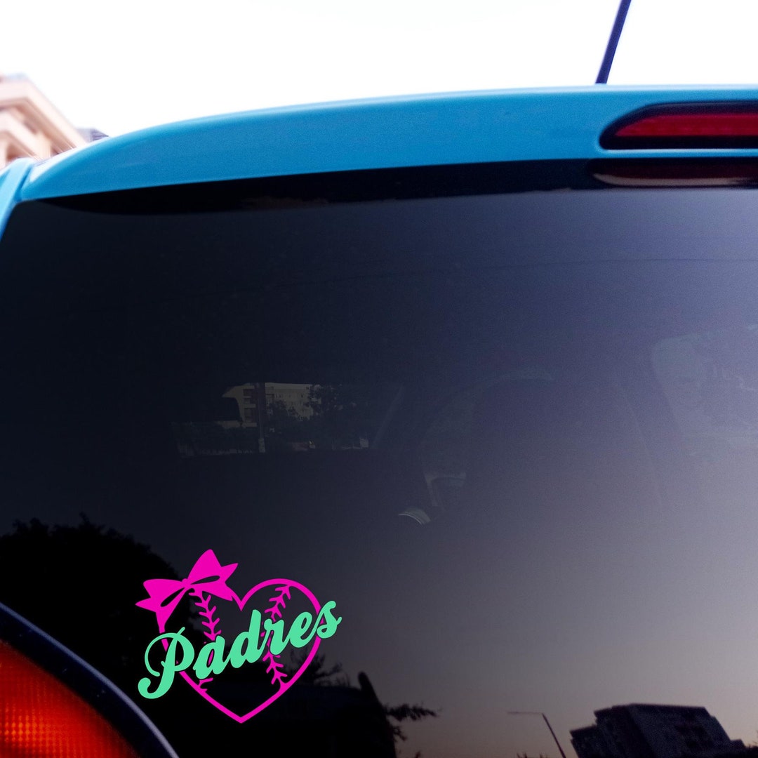 San Diego Baseball Window Decal, San Diego Sticker, Baseball Window ...