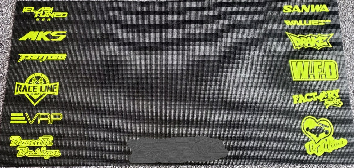 Custom RC Pit Mat, R/C Work Mat, Sponsor Pit Mat, Desk Mat, Office Mat ...
