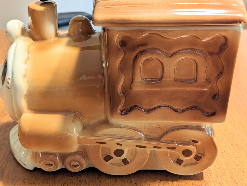 Vintage Choo Choo Locomotive Cookie Jar USA - Etsy