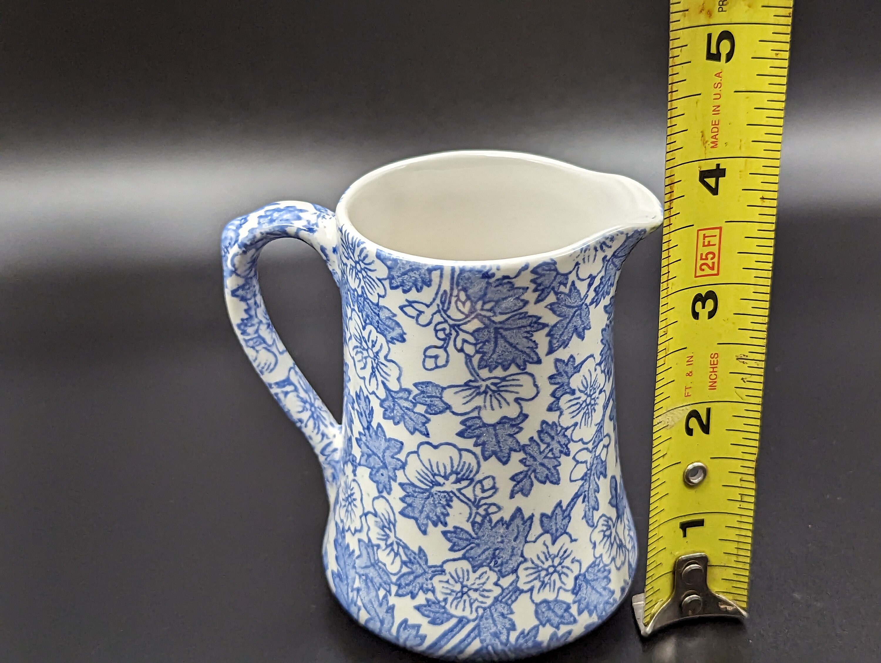 Rare Find! Burgess Chintz Mini Tankard Jug- Creamer Stoke on Trent ...