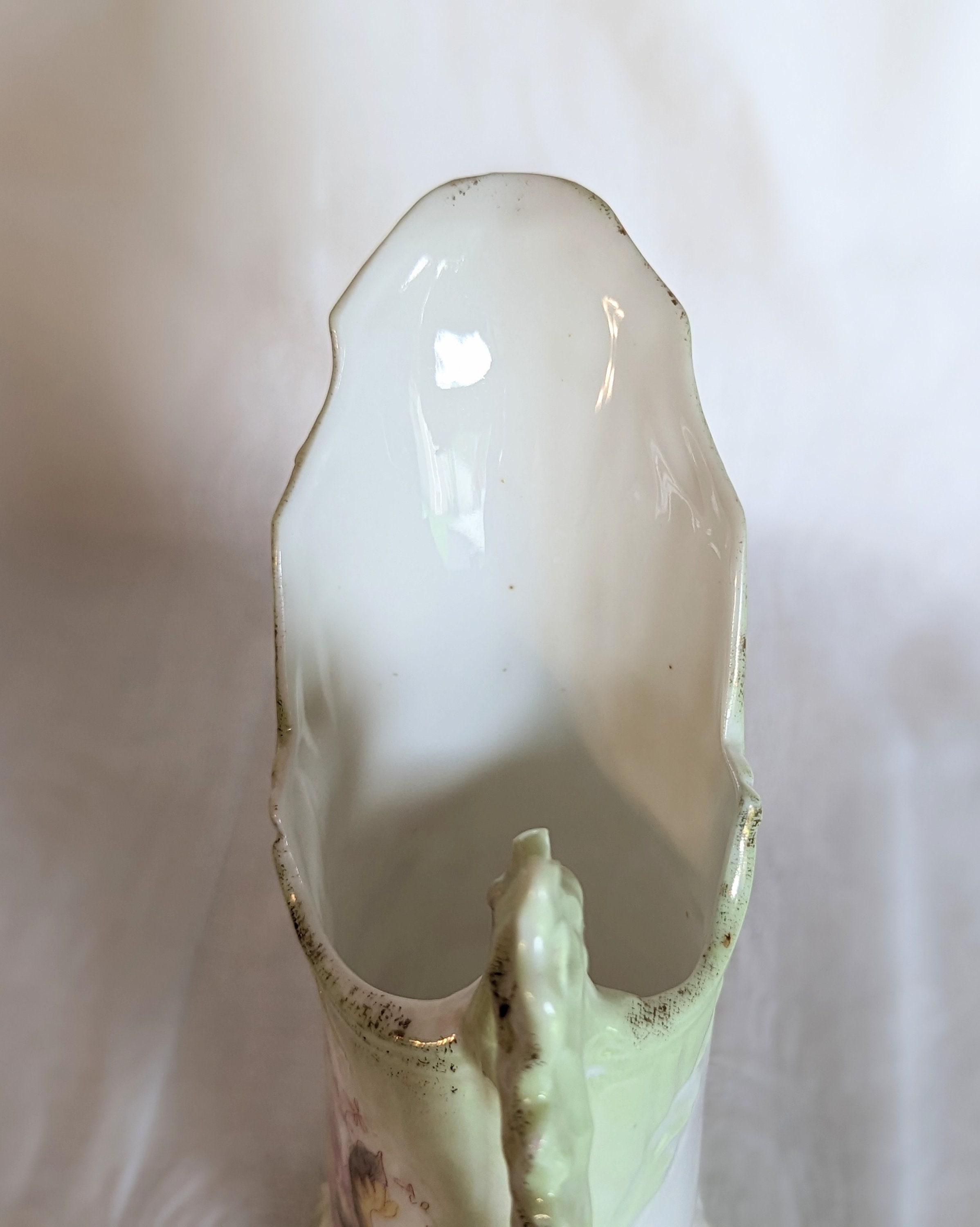 Vintage Porcelain Pink Floral Long Spout Creamer Mini Pitcher - Etsy