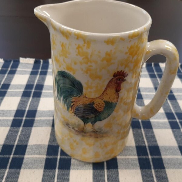 Rooster Pitcher - Etsy