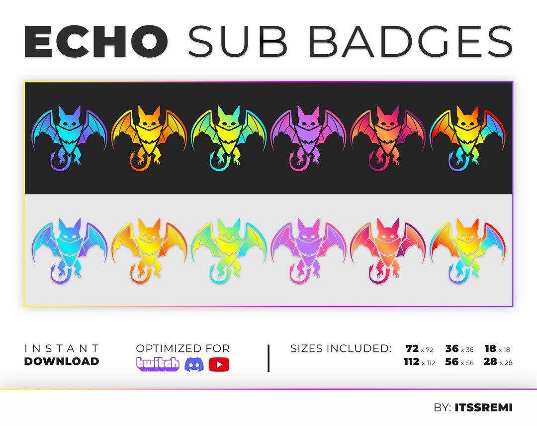 Apex Legends Echo Sub Badges for Twitch - Etsy