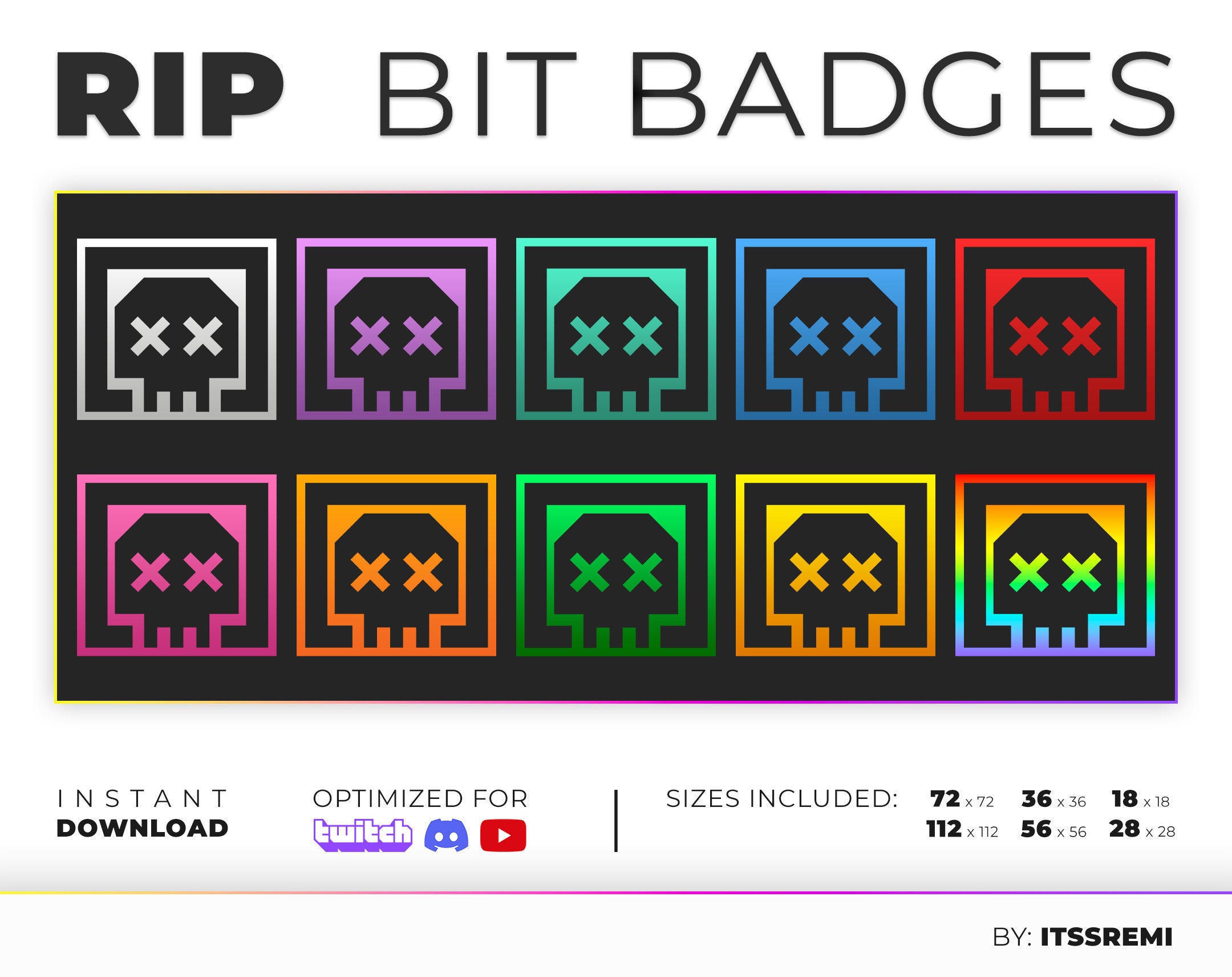Apex Legends Death Box Bit Badges for Twitch - Etsy