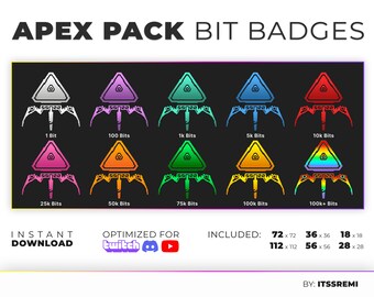 Apex Legends Loba Sub/bit Badges for Twitch mega Pack - Etsy