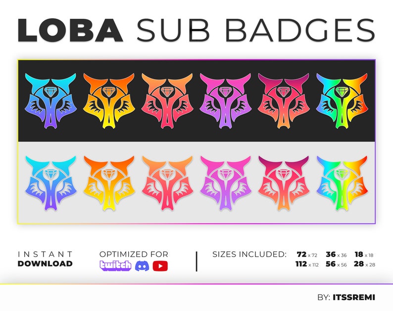 Apex Legends Loba Sub Badges for Twitch - Etsy