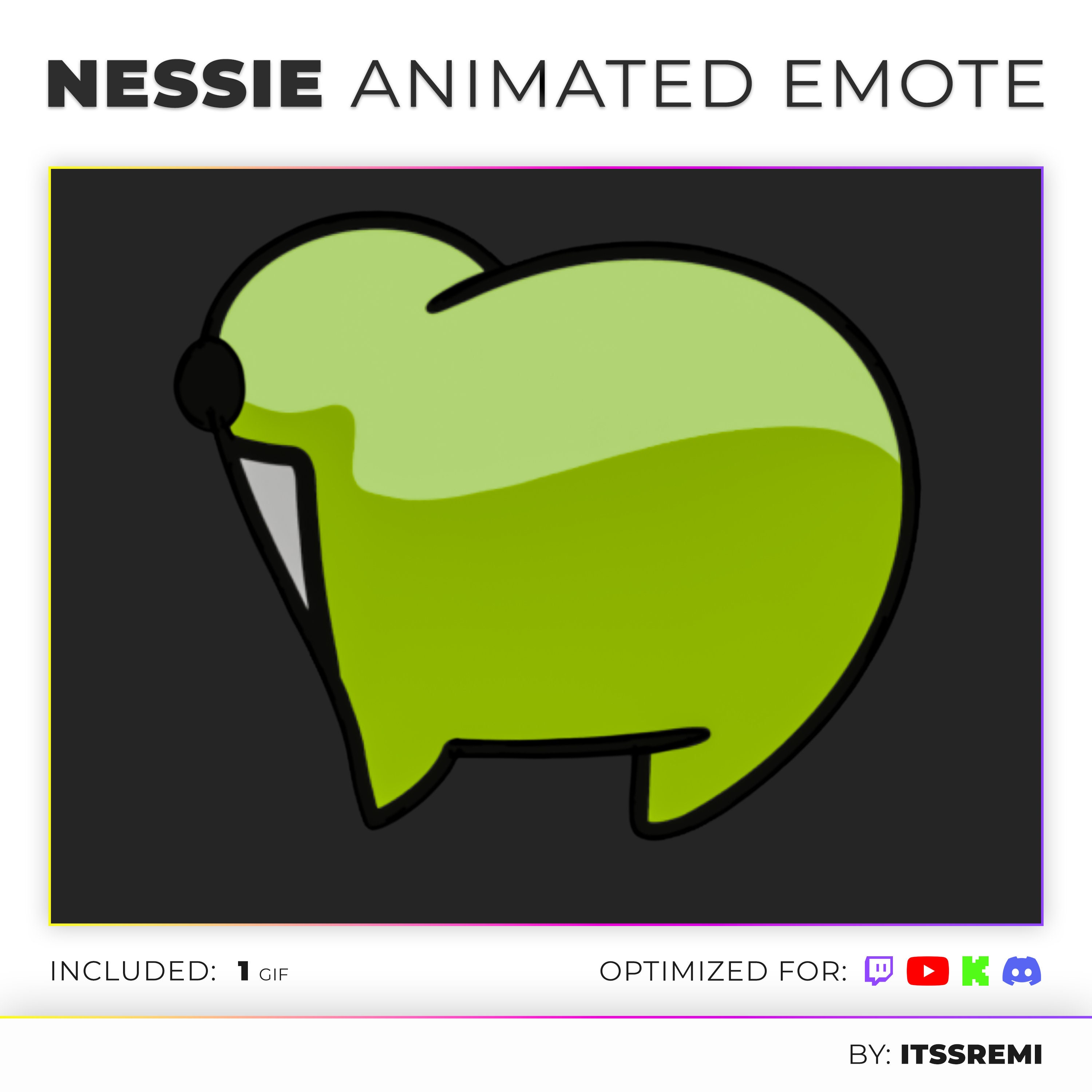 Apex Legends Twerking Nessie Animated Emote for Twitch and Discord - Etsy