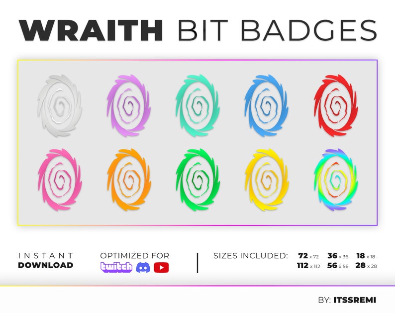 Apex Legends Wraith Portal Sub/bit Badges for Twitch - Etsy
