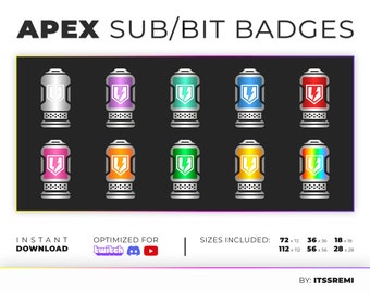 Apex Legends Loba Sub/bit Badges for Twitch mega Pack - Etsy