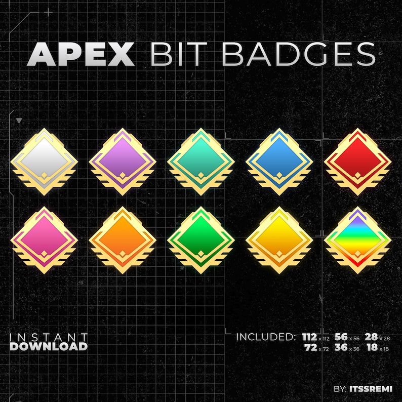 Apex Legends Level 100 Badge Sub/bit Badges - Etsy