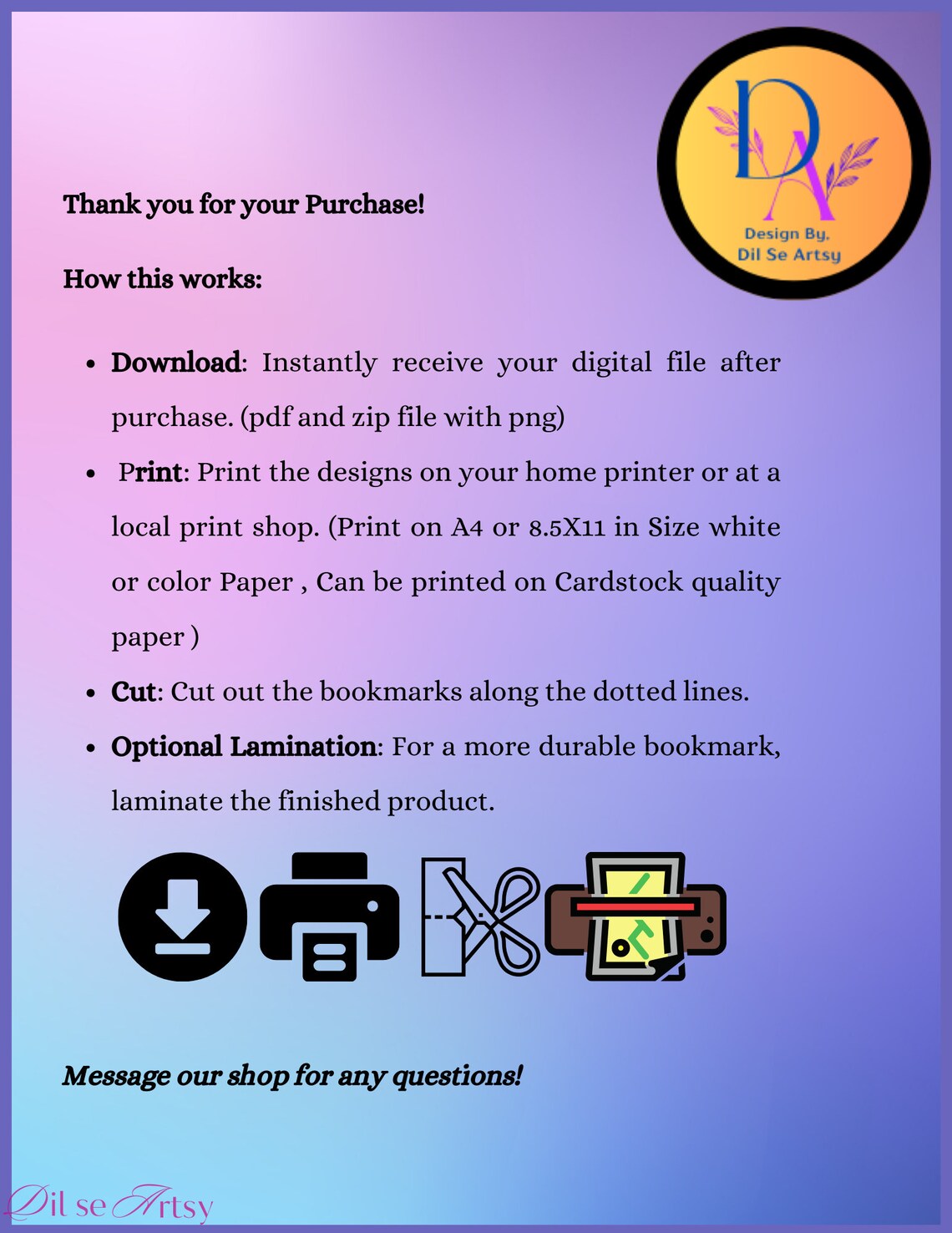 Divine Lord Shiva Bookmark Collection - Set of 4 Unique, Colorful ...