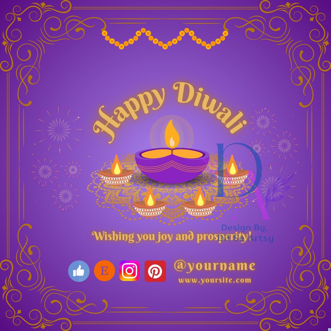 Animated Diwali Greetings Package - All-in-one Social Media Greeting ...