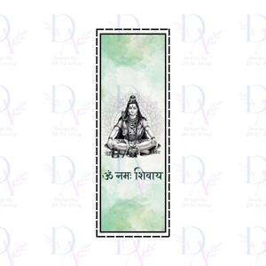 Divine Lord Shiva Bookmark Collection - Set of 4 Unique, Colorful ...