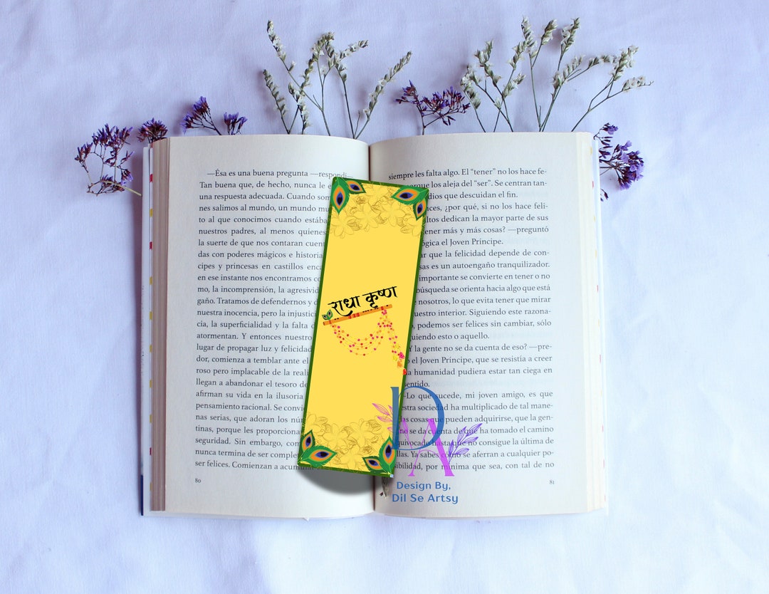 Shri Krishna Bookmark Collection: Colorful Religious Designs (digital ...