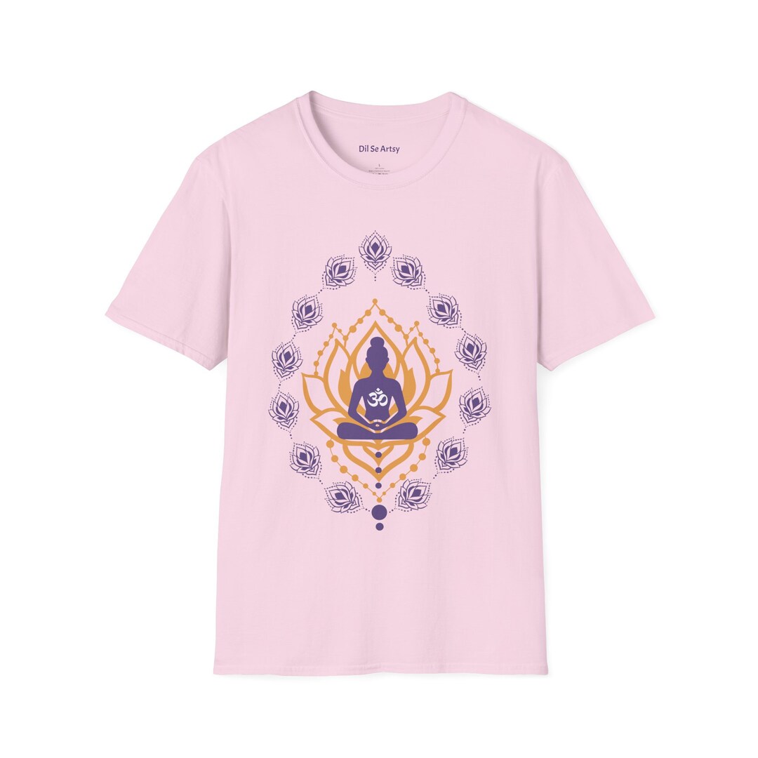 Zenflow Yoga T-shirt: Embrace Meditation With Unique Design - Etsy