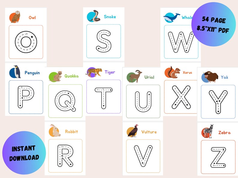 Worksheets-prek, Fine Motor Alphabet Tracing Worksheets for Kids ...