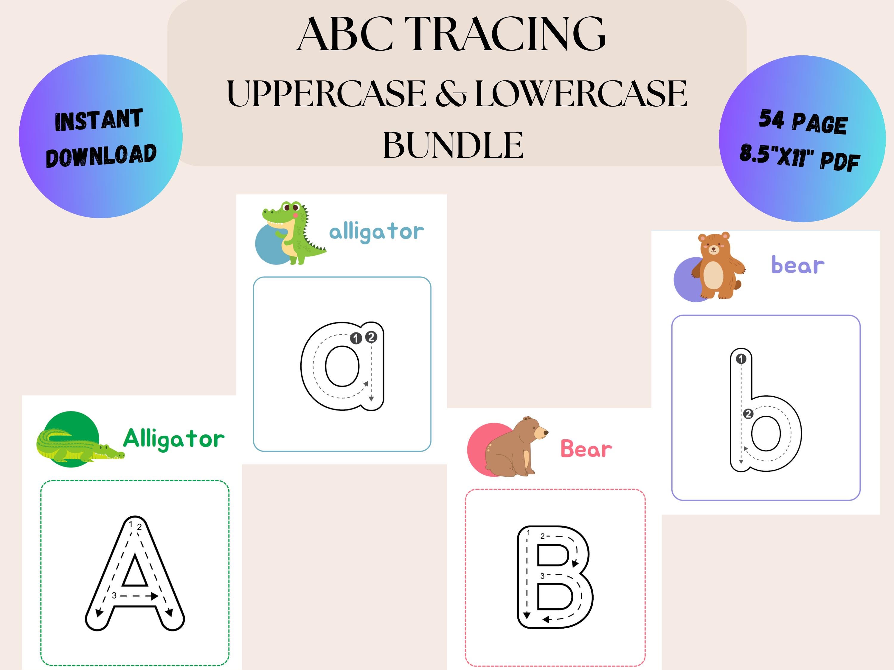 Worksheets-prek, Fine Motor Alphabet Tracing Worksheets for Kids ...