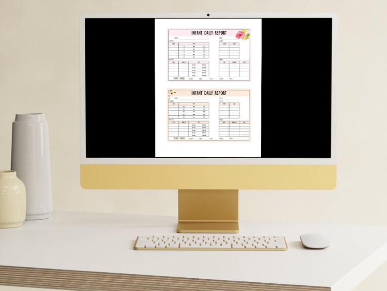 Daycare Paperwork, Baby Daily Log, Babysitter Report, Childcare Log ...