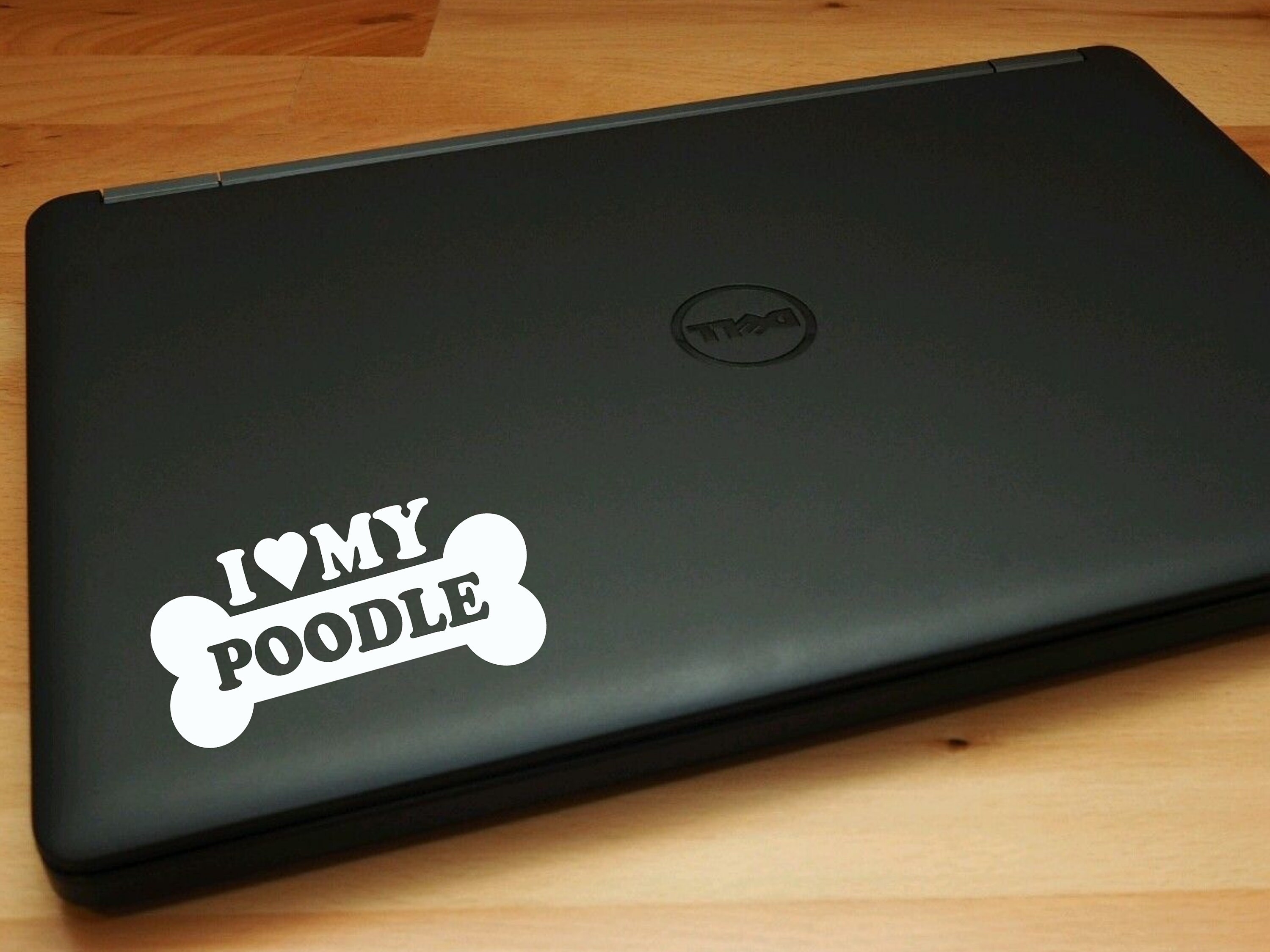 I Love My Poodle Car Decal Poodle Animal Sticker Car Window - Etsy