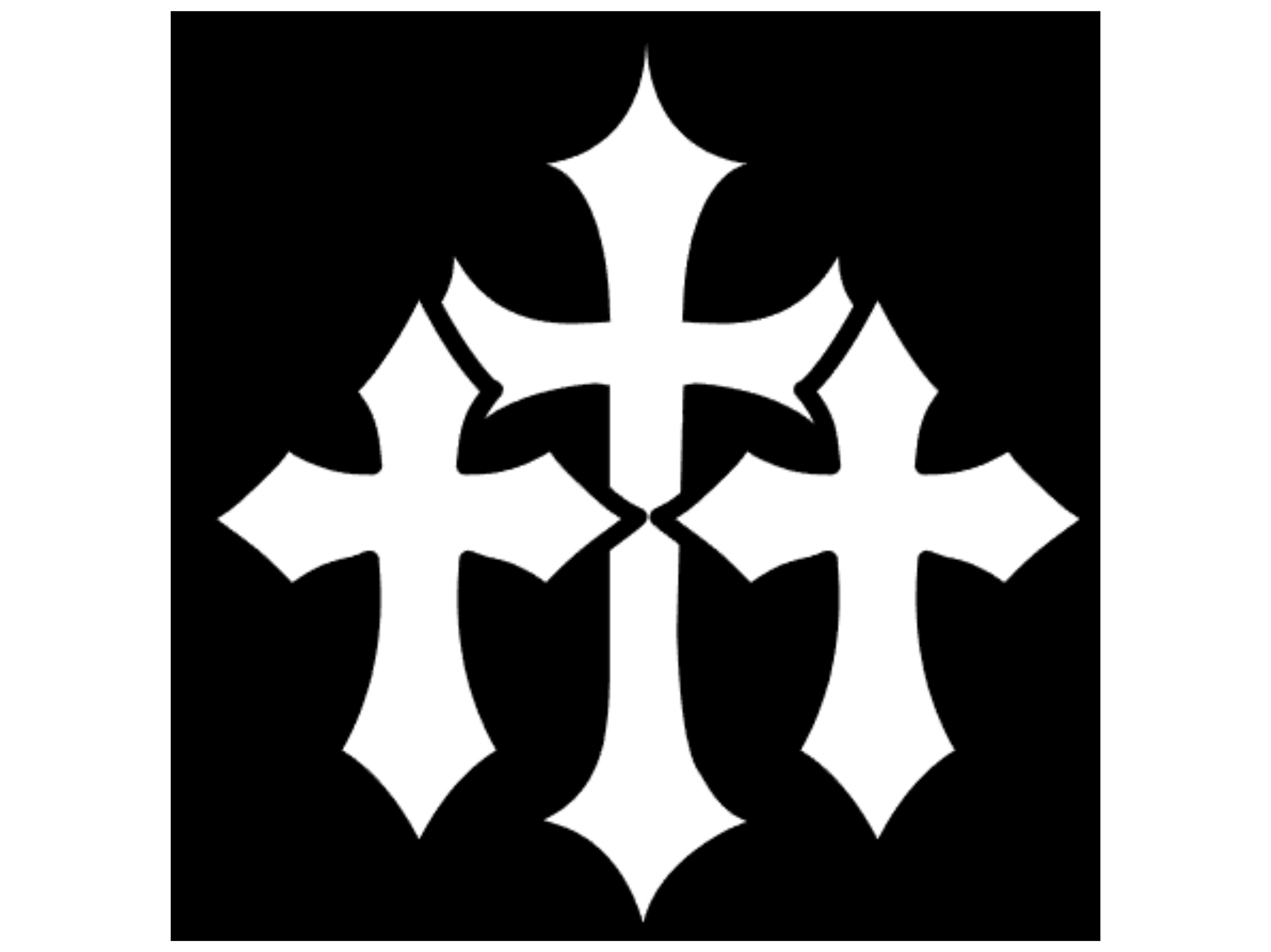 Gothic Cross Decal