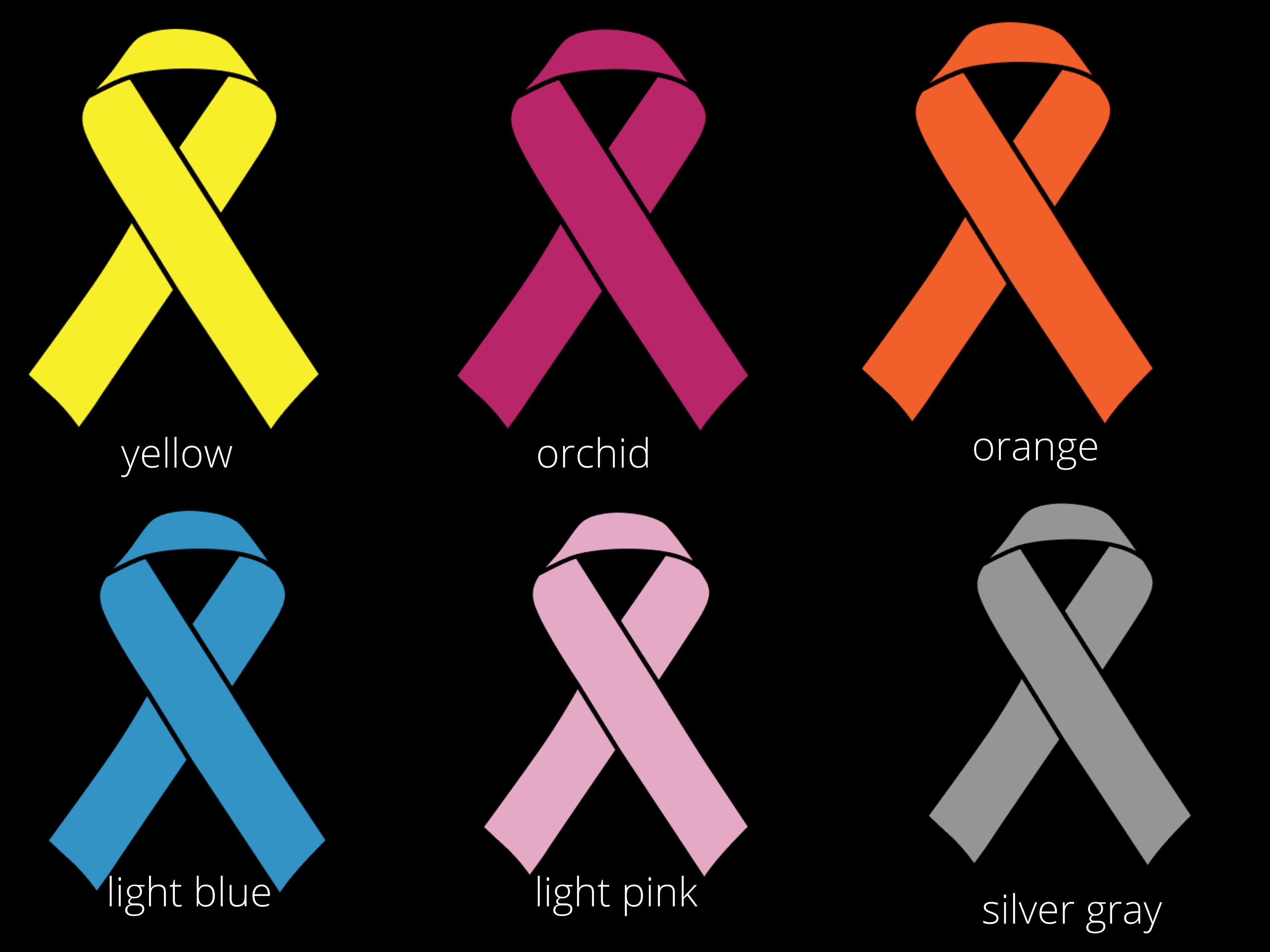 Cancer Awareness Ribbon Car Decal, Cancer Awareness Ribbon Sticker ...