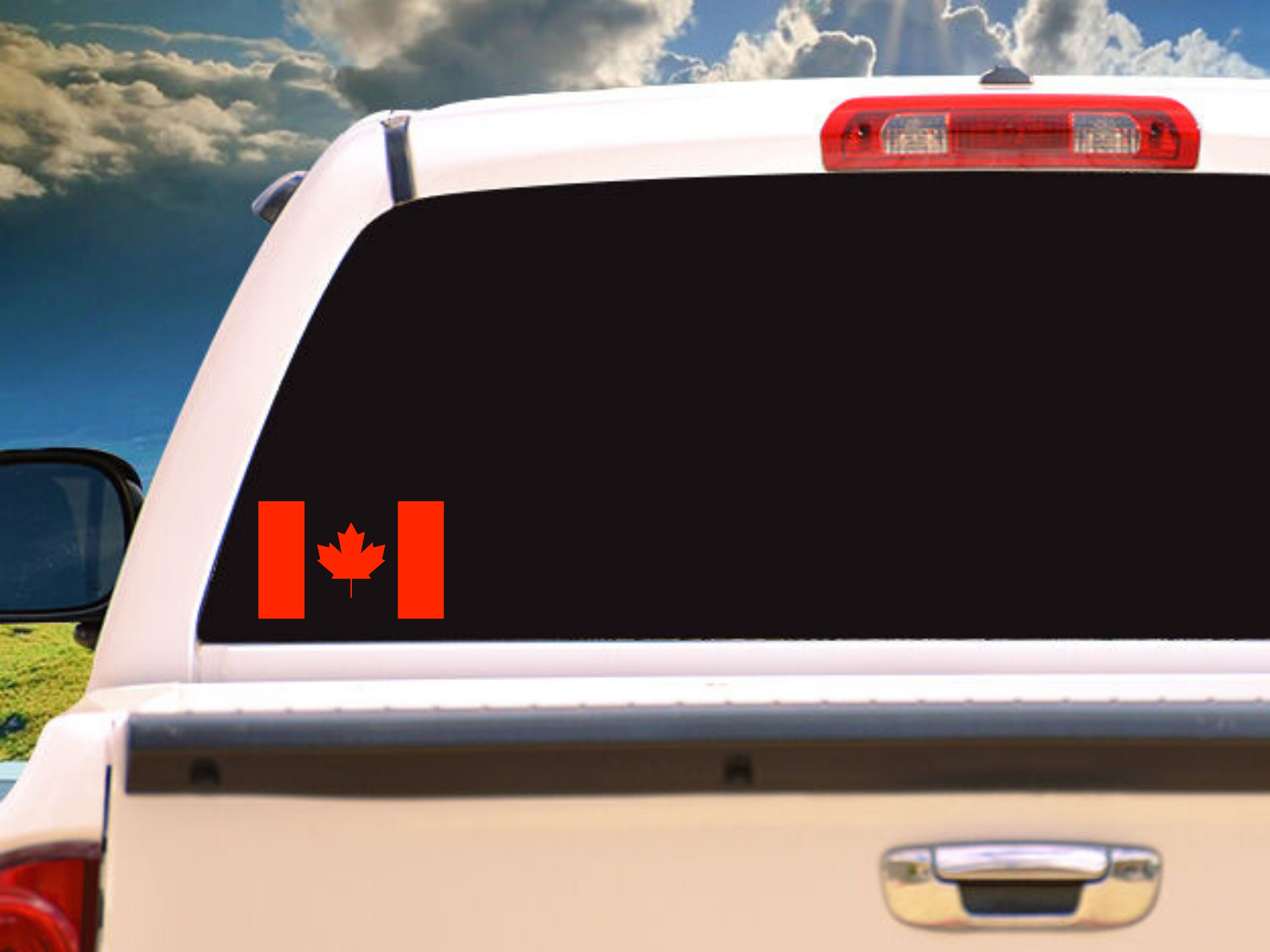 Canadian Flag Car Window Decal Canada Flag Vehicle Sticker - Etsy Canada