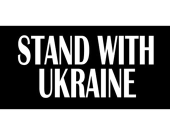 Ukraine Flag Sticker I Stand With Ukraine Sticker Support - Etsy
