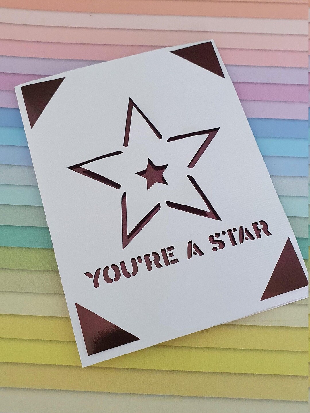 You're A Star Pop up Card SVG for Cricut Joy Card Mat | Instant ...
